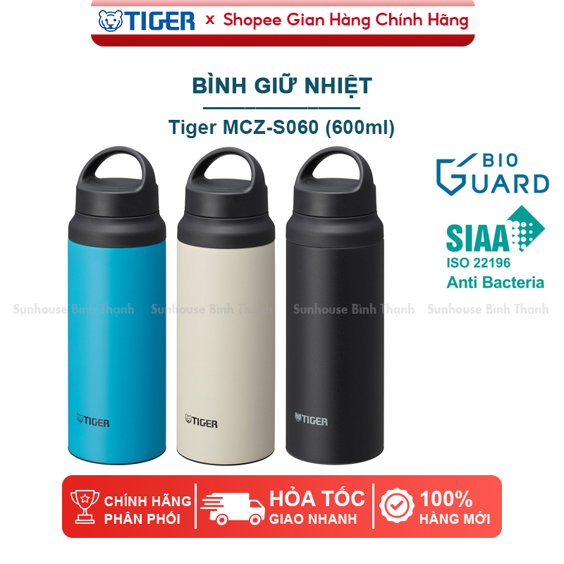 Bình giữ nhiệt inox 304 Tiger MCZ-S060 có quai xách - Chính hãng Tiger ...
