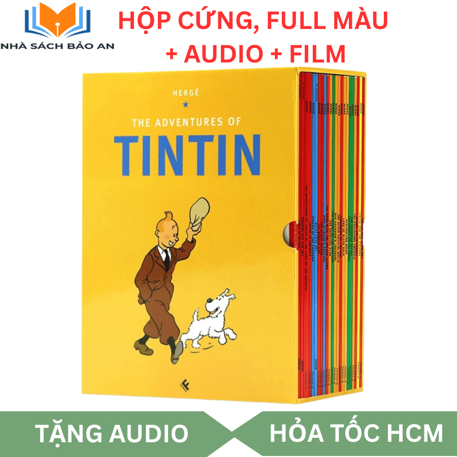 Truyện tranh - The adventures of tintin nhập 23 cuốn full hộp, siêu đẹp ...