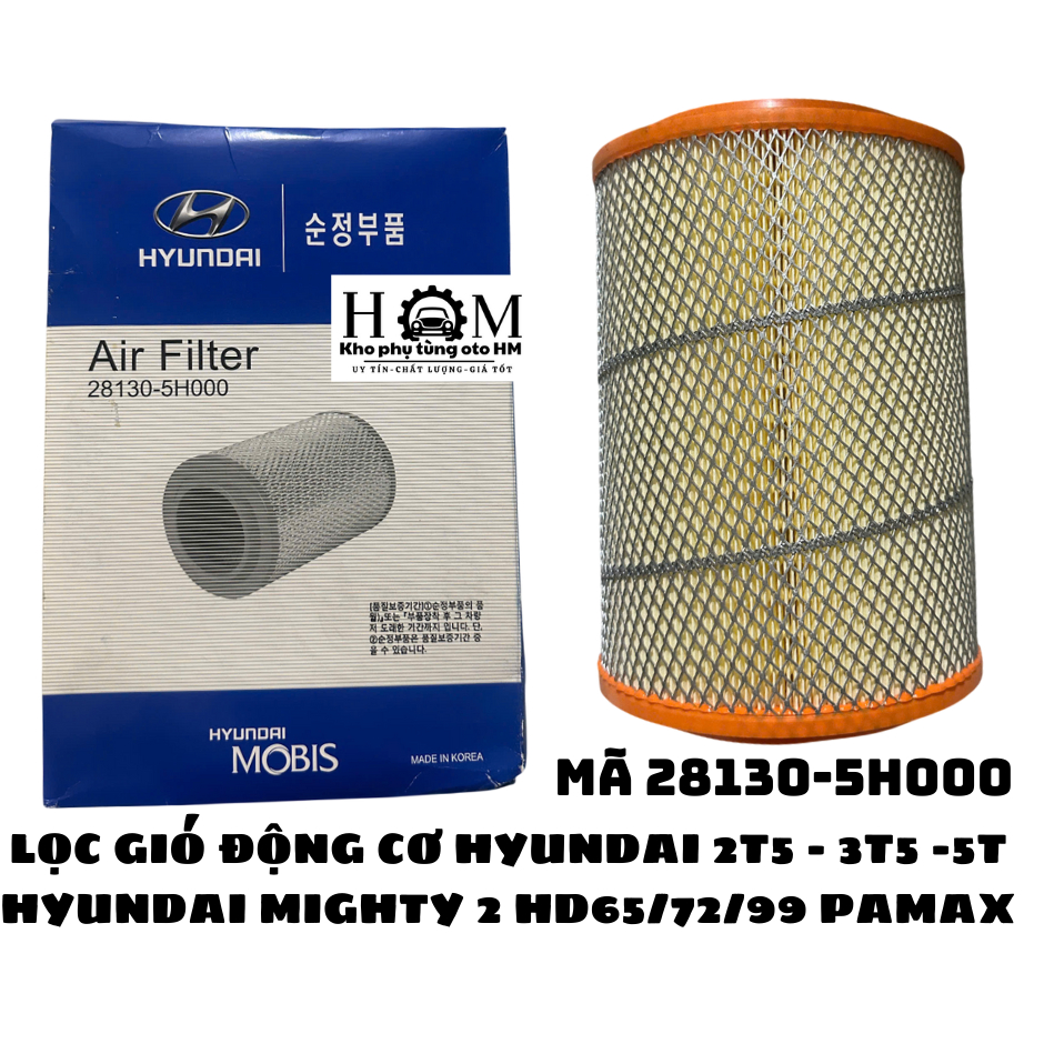 Lọc gió động cơ xe tải HYUNDAI 3T5 HD72 HD65 HD99 Hãng MOBIS (mã phụ ...