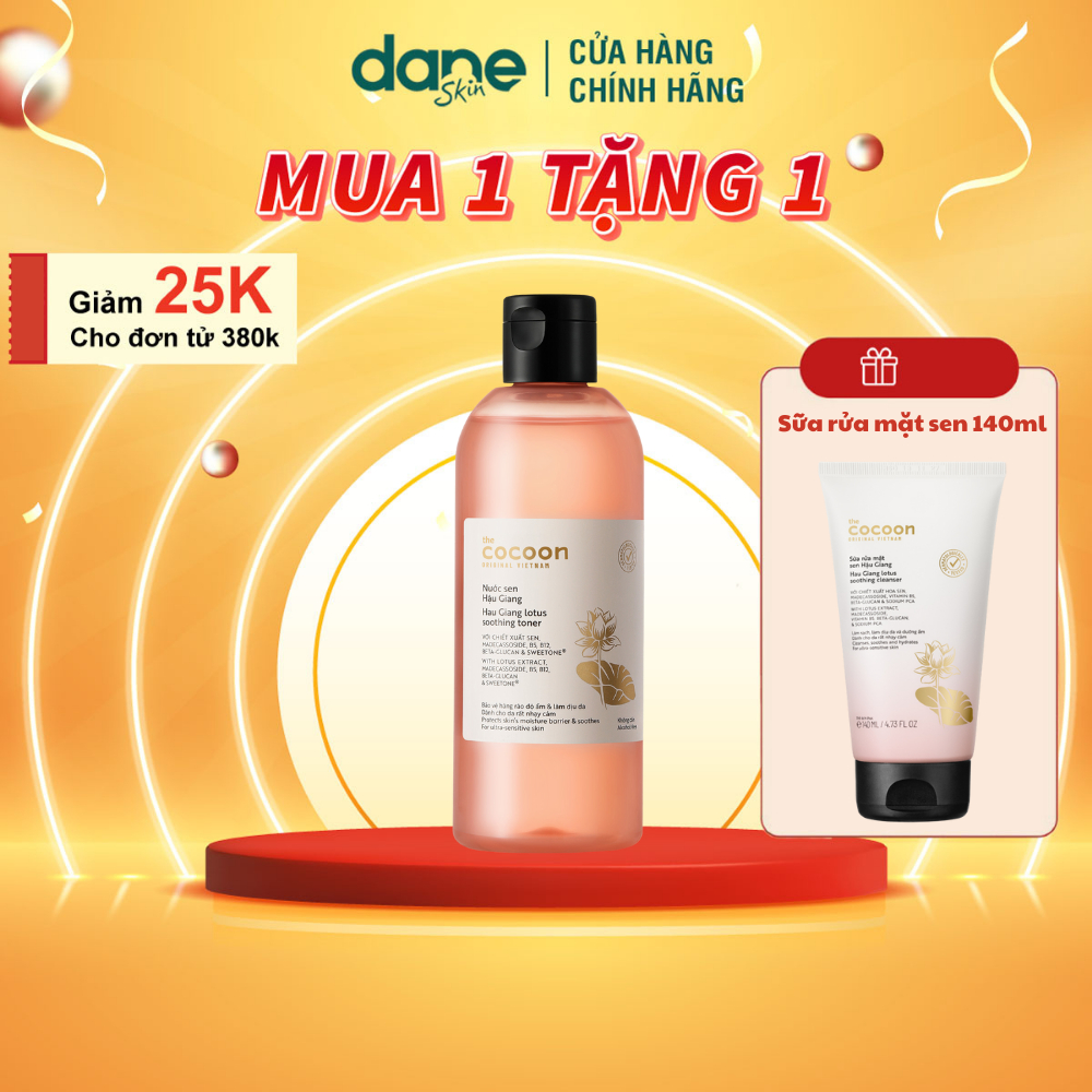 Toner Sen Cocoon 310ml phục hồi đa nhiệm cho da rất nhạy cảm | Shopee ...