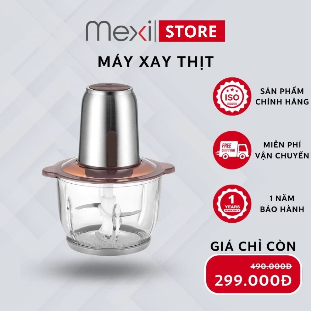 Máy Xay Thịt MEXI - Cối Thuỷ Tinh, Xay đa dạng chức năng, Công Suất ...