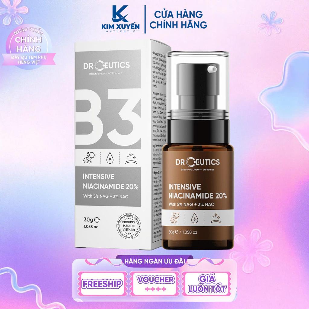 [B3 20%] Serum Dr Ceutics B3 Intensive Niacinamide 20% 30G | Shopee ...