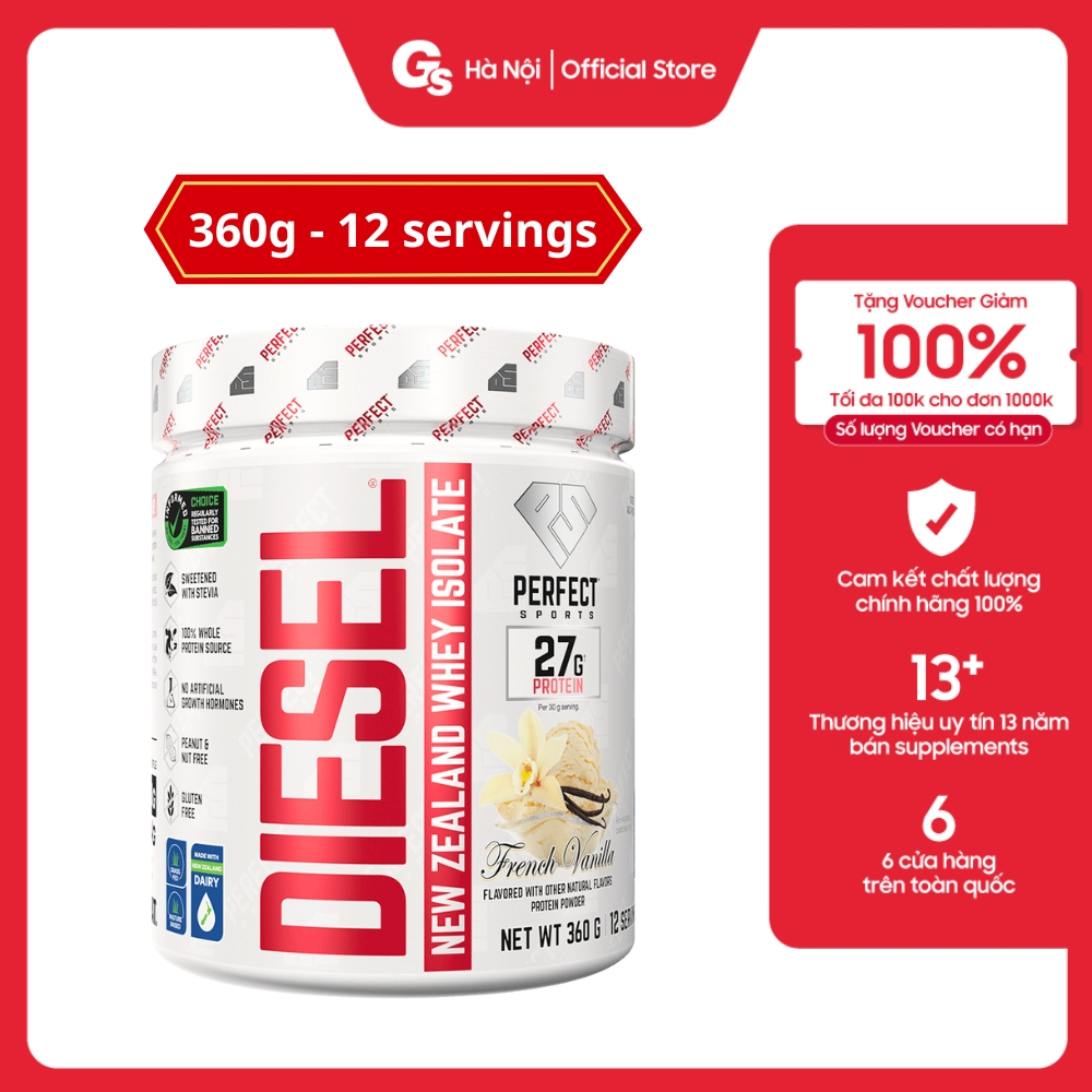 Sữa tăng cơ Perfect Diesel Whey Protein Isolate (360gram) siêu tinh ...
