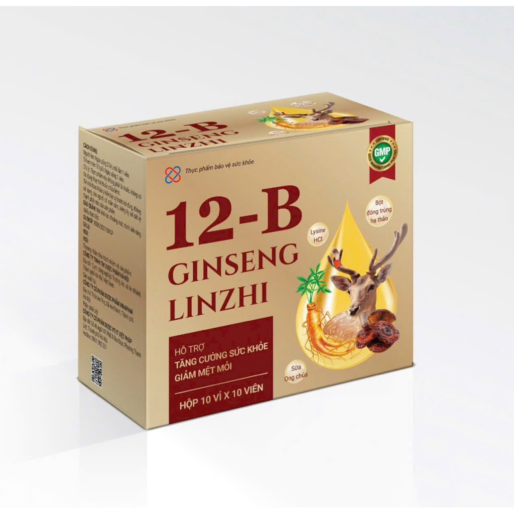 Viên uống Multivitamin tổng hợp Vitamin 12B With Ginseng Hộp 100 viên ...