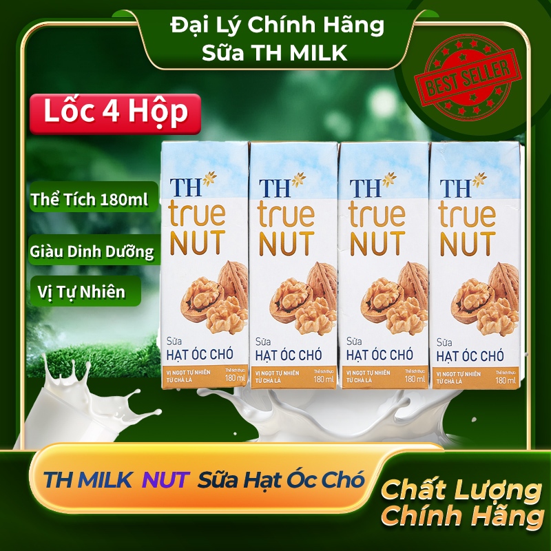 Sữa TH True MIlk Nut Sữa Hạt Óc Chó 180ml Tiệt Trùng Đại Lý Chính Hãng ...