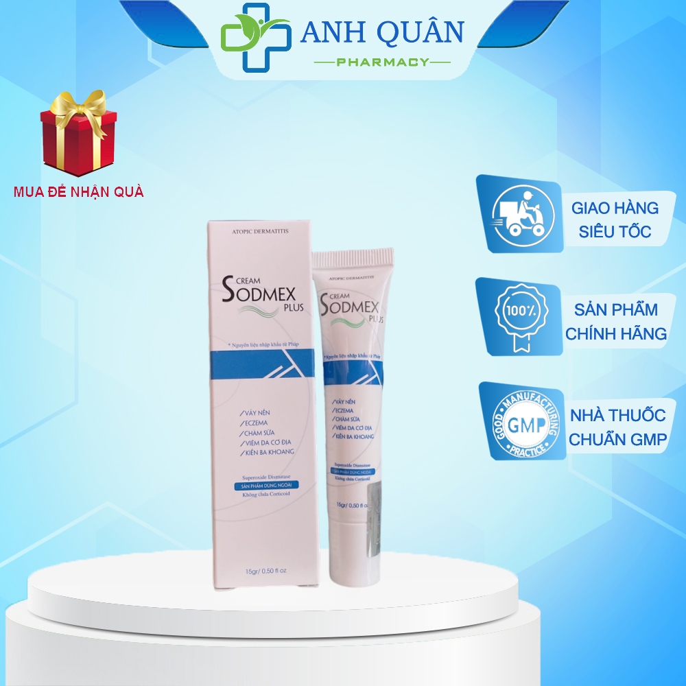 [CHÍNH HÃNG] Kem bôi Sodmex plus cream dùng cho da cơ địa (hàng chuẩn ...