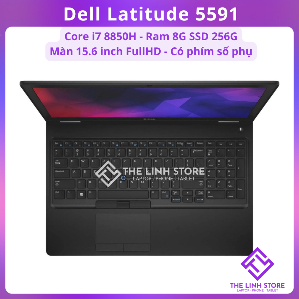 Laptop Dell Latitude 5591 màn 15.6 inch FHD - Core i7 8850H | Shopee ...