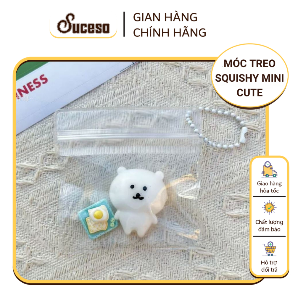 Squishy Mini TPR Cute Móc Treo Túi Bóp Tay Thư Giãn Dễ Thương Nhiều Mẫu ...