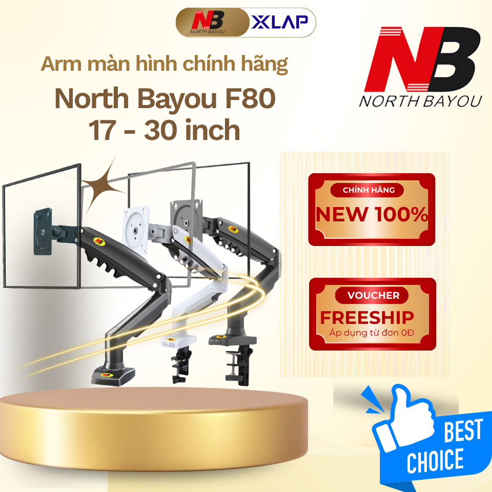 Arm/Giá đỡ màn hình máy tính North Bayou NB F80 17-30 inch chính hãng ...