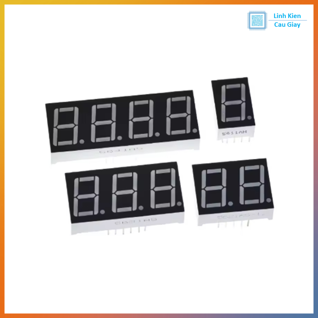 LED 7 Thanh 0.56inch Anot Chung - Sáng Đỏ | Shopee Việt Nam