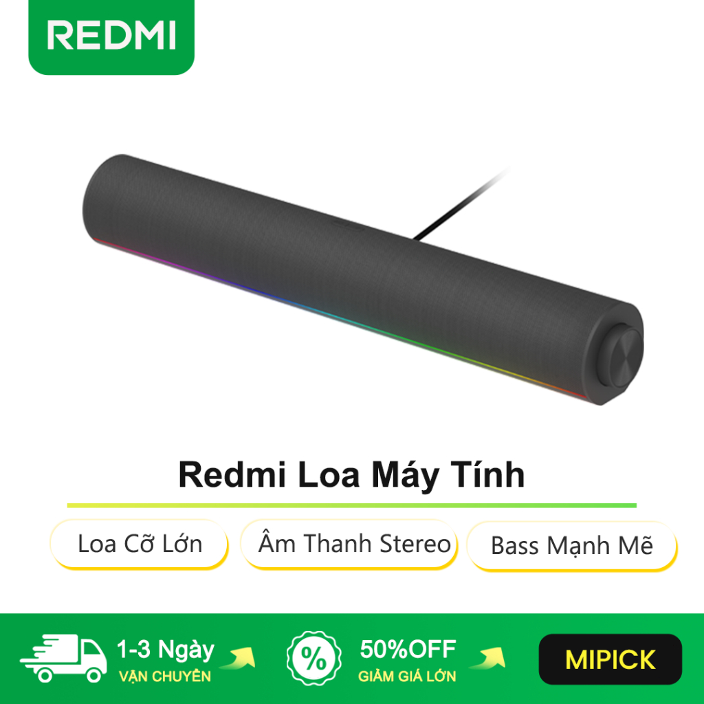 Redmi Loa Máy Tính, Âm Thanh Stereo, ĐÈN Bầu Không KhÍ RGB, Loa KÍCh ...