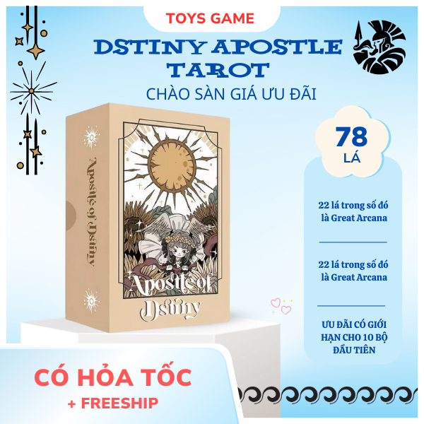 Bộ bài Tarot Apostle of Dstiny 78 lá, Waite Destiny Tower Carol 78 Thẻ ...