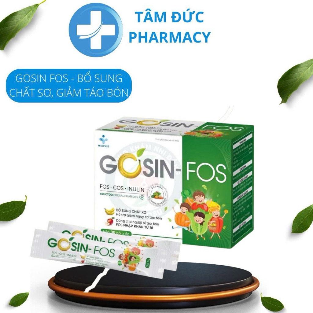 GOSIN - FOS: Bổ sung chất sơ giảm nguy cơ táo bón, tăng cường lợi khuẩn ...