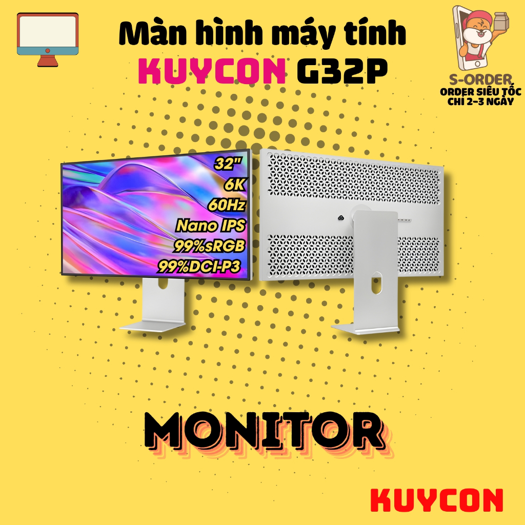 Màn Hình Gương Kuycon G32P 32 Inch 6K | Nano IPS Black | 99% DCI-P3 ...