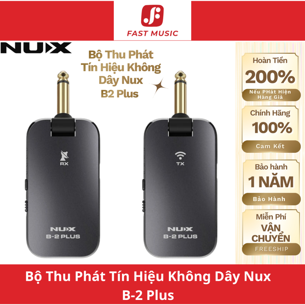 Bộ Thu Phát Tín Hiệu Không Dây Wireless System Nux B-2 Plus Chính Hãng ...
