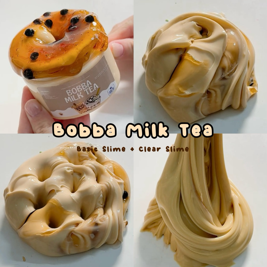 Basic Slime / Slime “ Trà Sữa Trân Châu “ / Slime Basic + Slime Trong ...