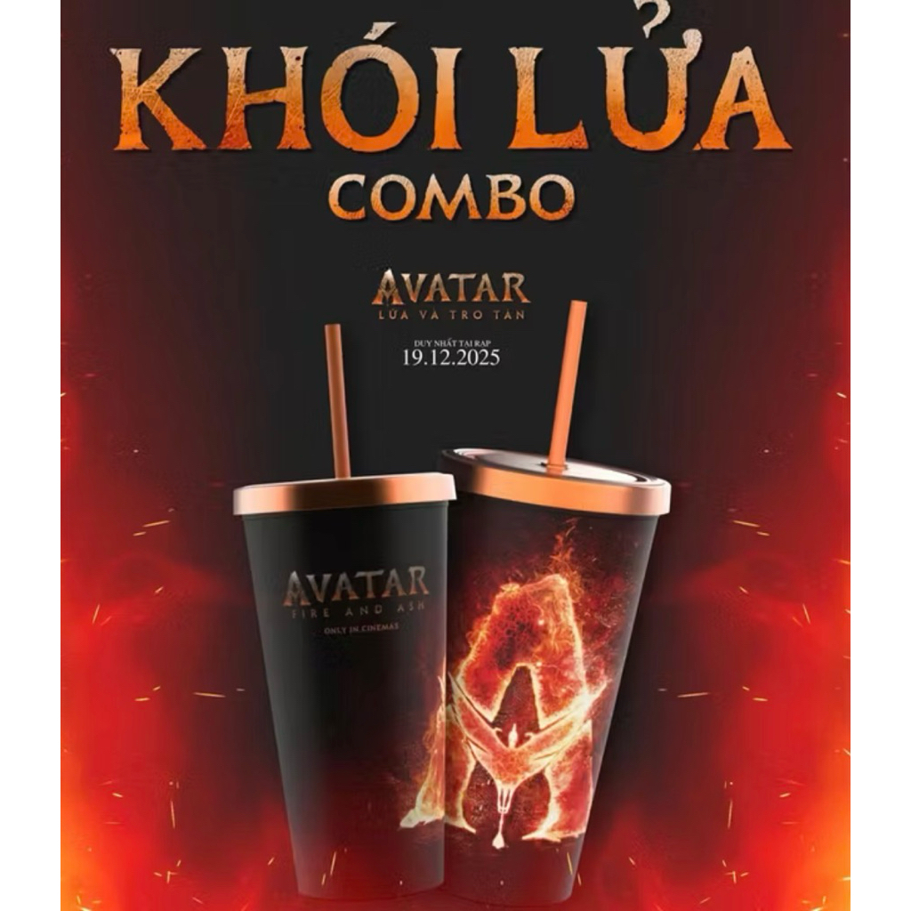 Ly nước Avatar 3 : Fire and Ash - Lửa và Tro Tàn CGV | Shopee Việt Nam