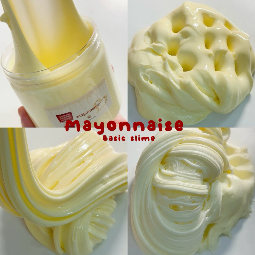 Basic Slime / Slime “ Xốt Mayonnaise “ / Slime Cơ Bản, Slime Bóng ...
