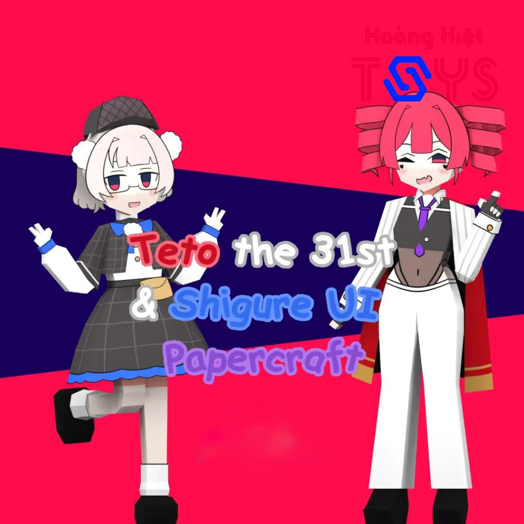 Mô hình giấy Teto the 31st ft. Kasane Teto, Shigure Ui [Vocaloid ...