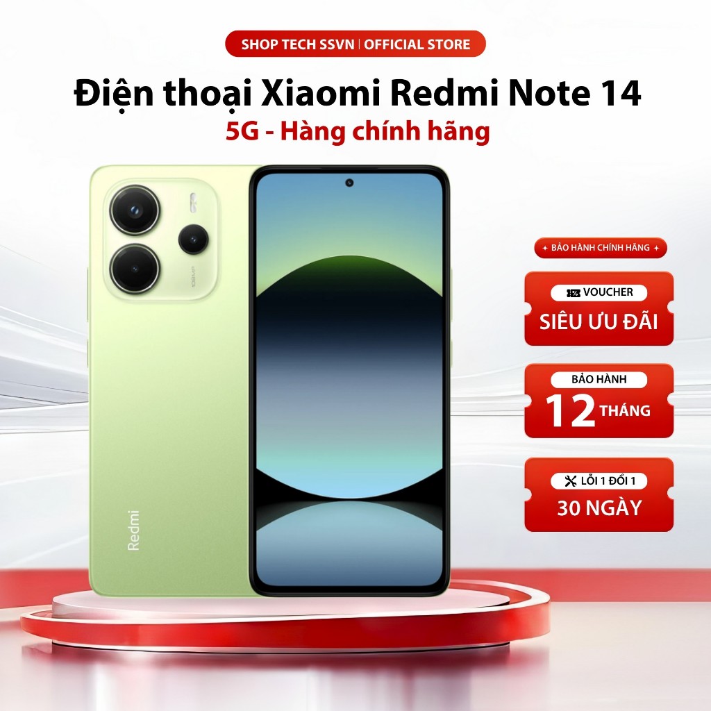 Xiaomi Redmi Note 14 - Hàng chính hãng - Camera Zoom 3X, Chụp Đêm RAW ...