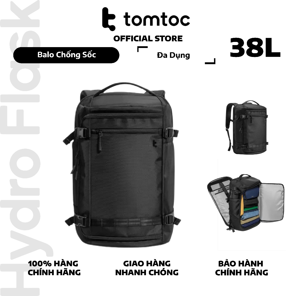 Balo Tomtoc (USA) Navigator-T67 Travel Laptop Backpack – T67 | Shopee ...