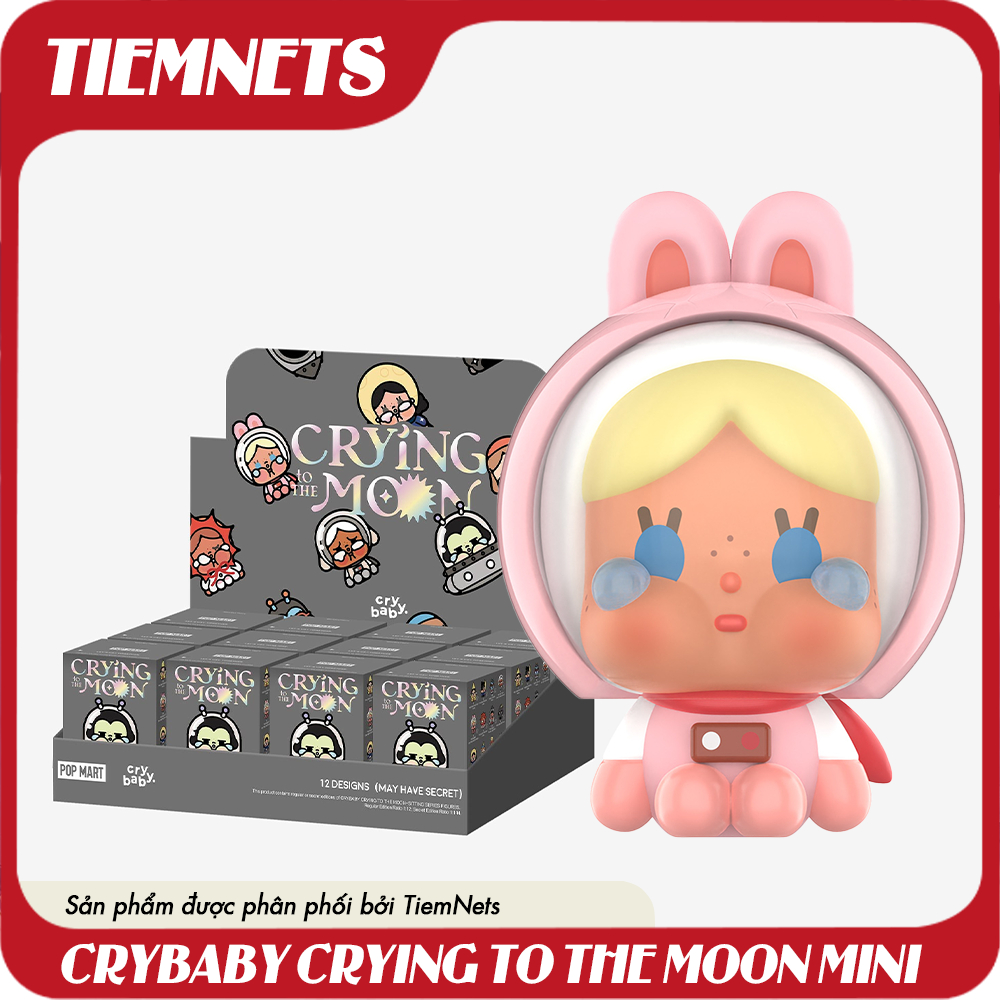 MÔ HÌNH BLIND BOX CRYBABY CRYING TO THE MOON MINI - POPMART | Shopee ...