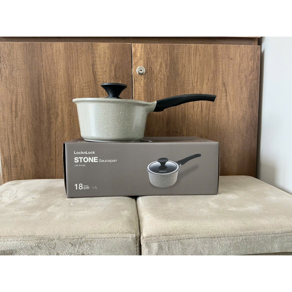 Nồi nhôm chống dính STONE LocknLock LCA6181D-IH, 18cm - Hàng Chính Hãng ...