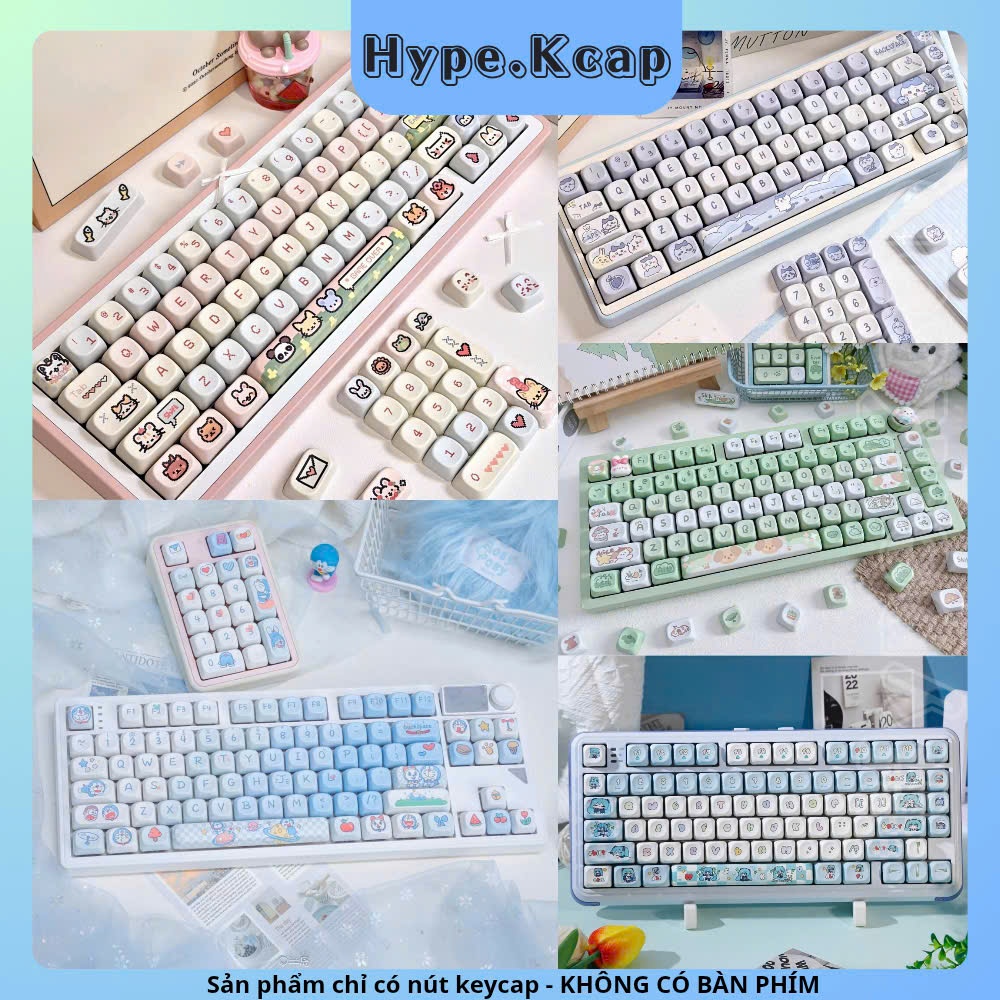 [Tổng hợp] Keycap MOA Profile siêu dễ thương chất liệu PBT Dyesub phù ...