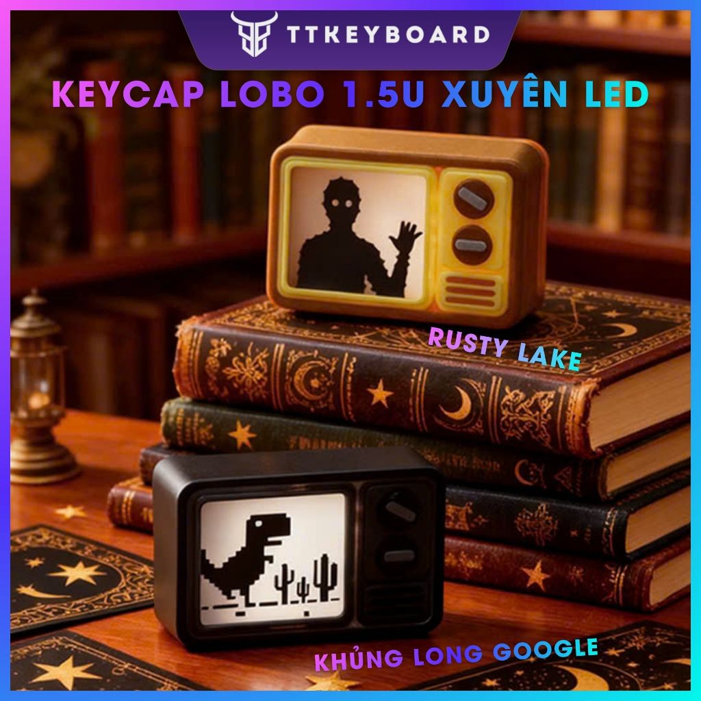[Hỏa Tốc] Keycap Artisan Lobo Xuyên Led Rusty Lake Và Khủng Long Google ...