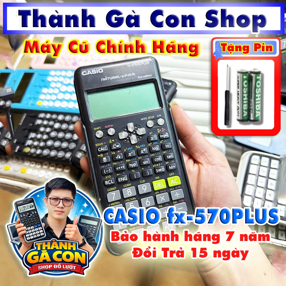 Máy tính bỏ túi Casio 570 ESPLUS EDDTION 2 CŨ | CASIO CŨ CHÍNH HÃNG ...