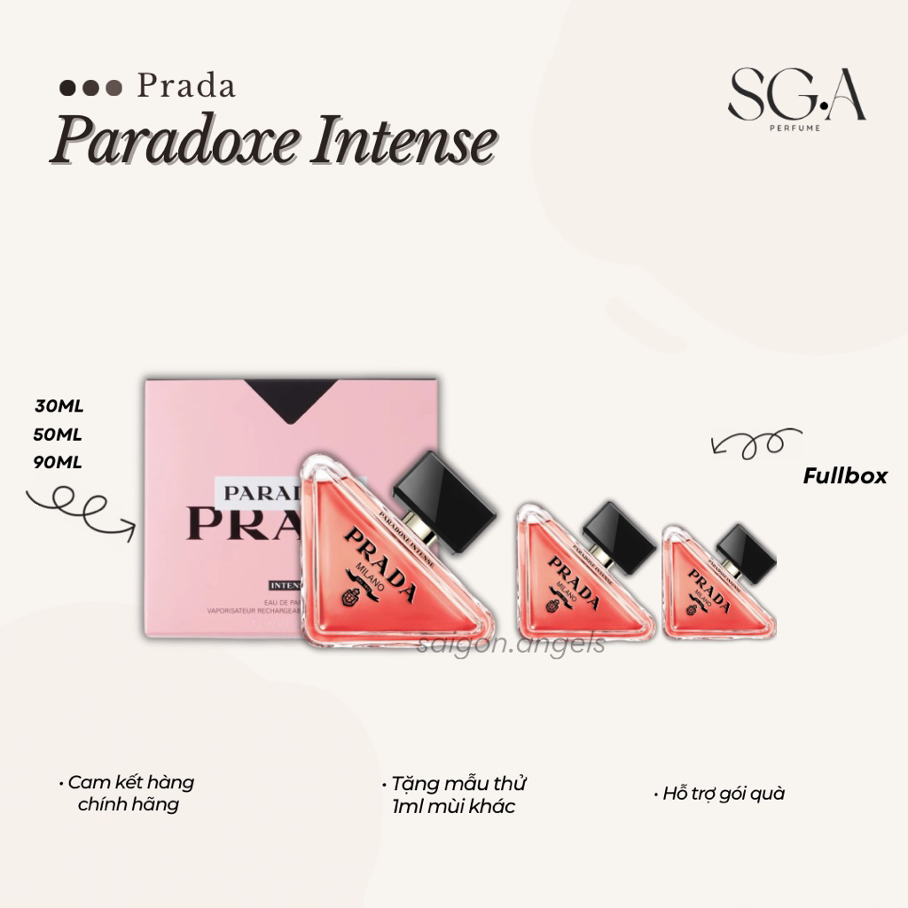Nước hoa Prada Paradoxe Intense • Fullbox 30 - 50 - 90ml | Shopee Việt Nam