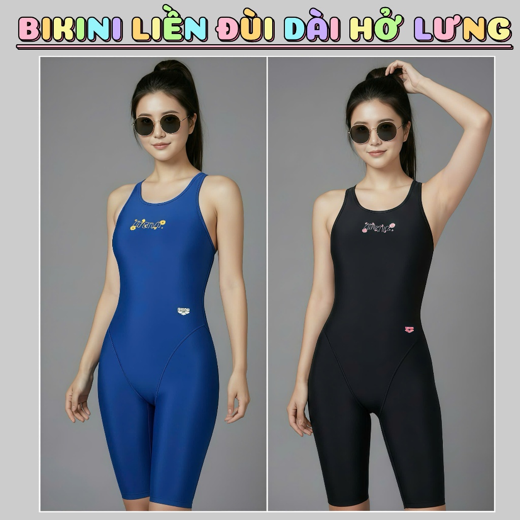 ĐỒ BƠI BIKINI LIỀN ĐÙI NỮ FORM DÀI HỞ LƯNG TÔN DÁNG | Shopee Việt Nam