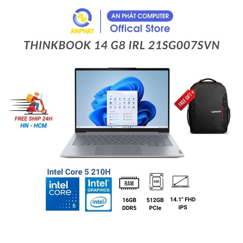 Laptop Lenovo ThinkBook 14 Gen 8 IRL IRL 21SG007SVN (Intel Core 5 210H ...