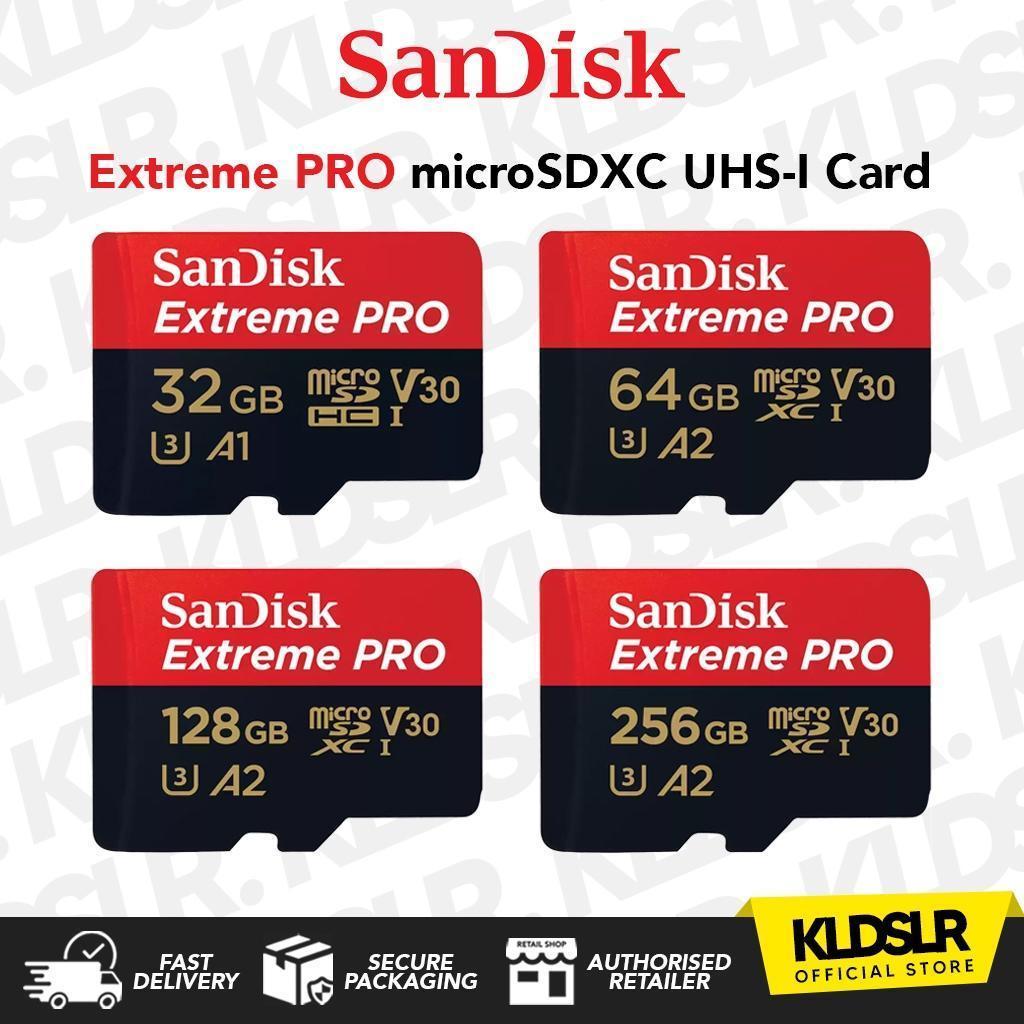 Thẻ Nhớ MicroSDXC SanDisk Extreme Pro V30 A2 32GB-64GB-128GB-256GB ...