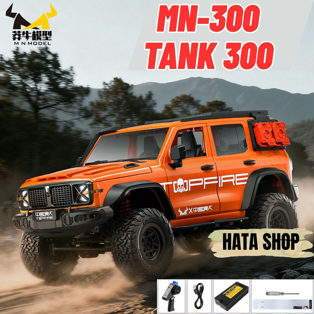 MN300 Tank300 Xe Địa Hình Điều Khiển Từ Xa Tỉ Lệ 1/12 4WD RTR RC Rock ...