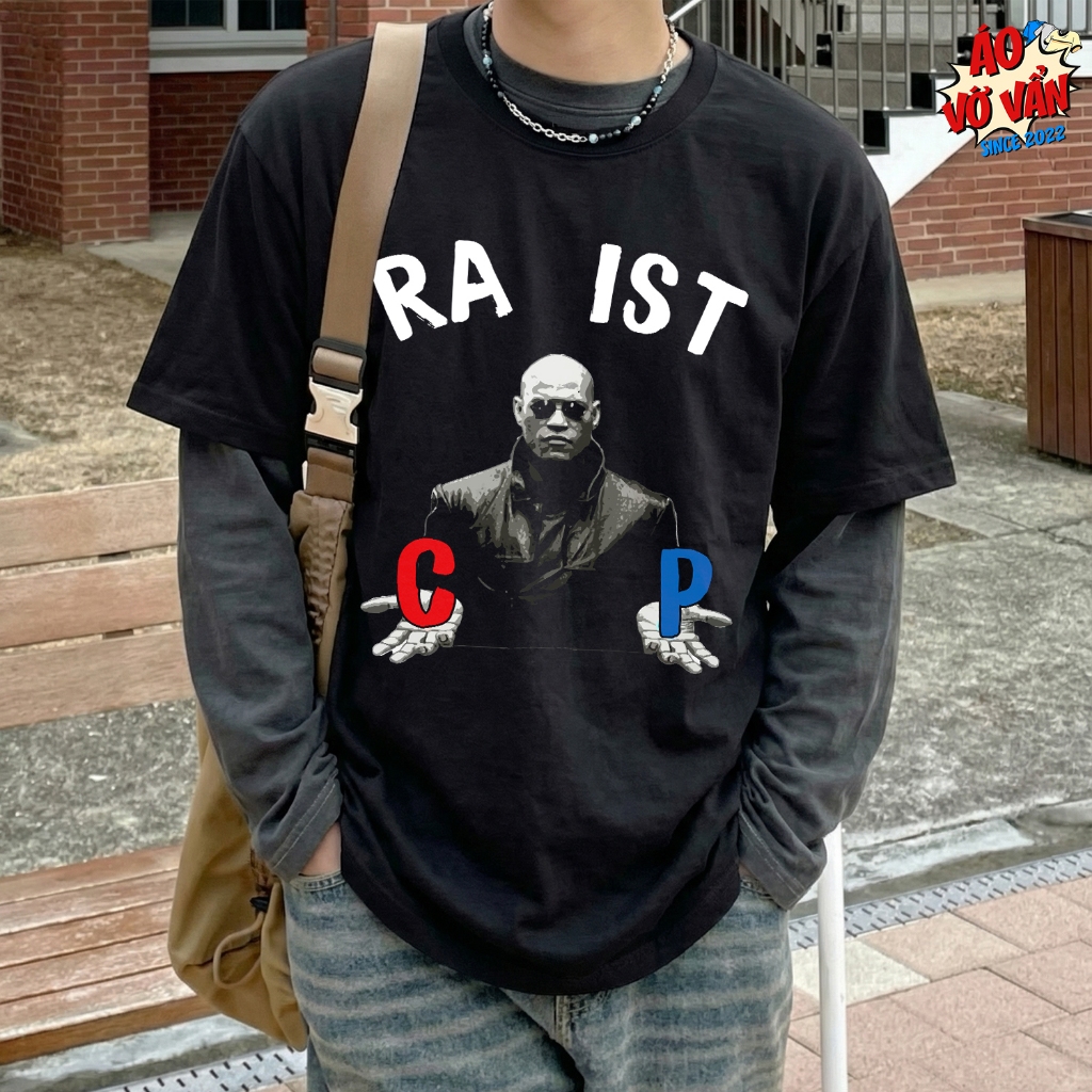 Áo Vớ Vẩn Rác xít Ráp pít, Áo Thun Oversize meme hài hước, text vui ...