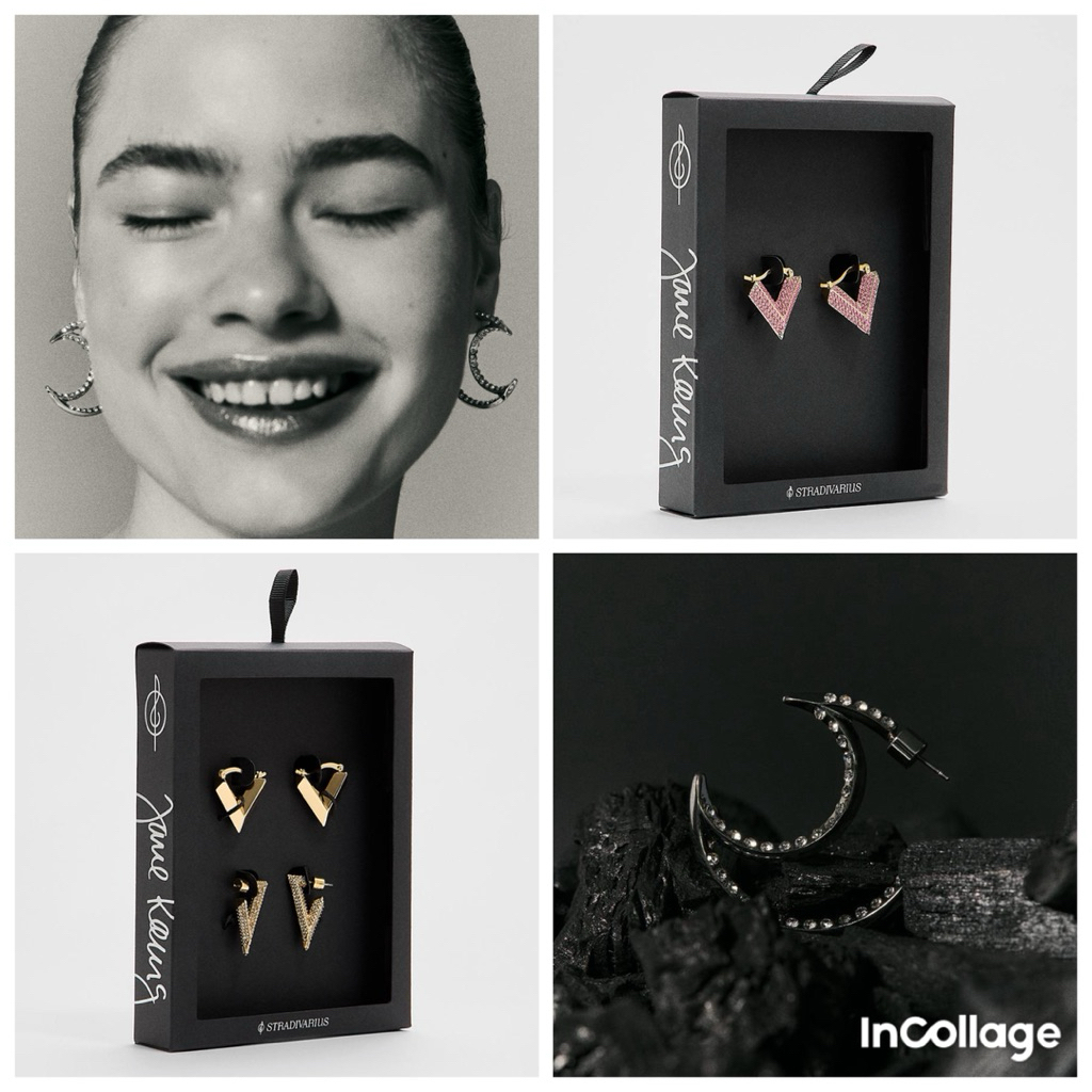 [XUẤT XỊN] BST KHUYÊN TAI JANE KONIG X STRAVIDARIUS | Shopee Việt Nam
