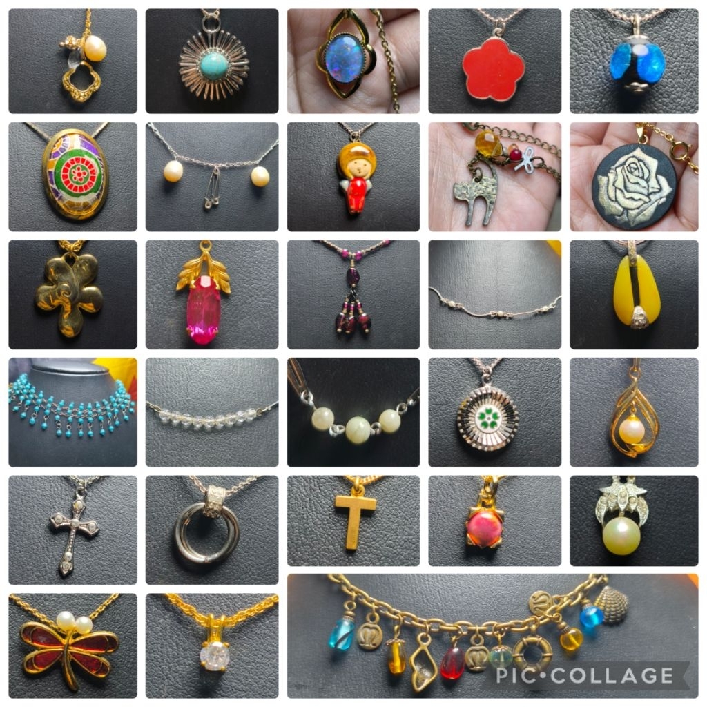 Ne01. 2ndhand Dây chuyền si (nhiều kiểu) | Shopee Việt Nam