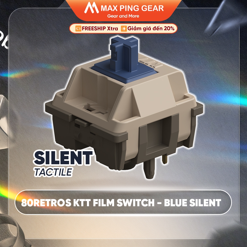 [HỎA TỐC] Switch bàn phím cơ 80Retros KTT – Game 1989 Blue (Silent ...