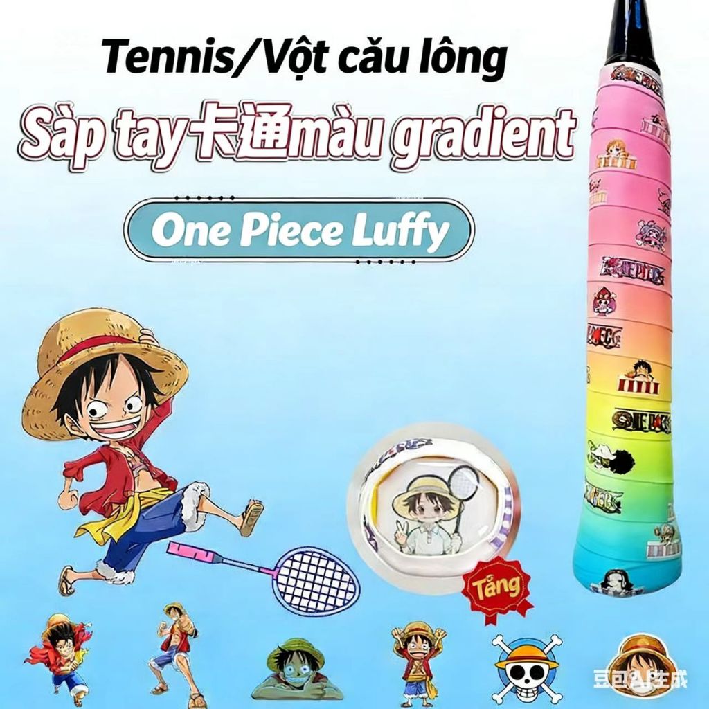 Sáp Tay Vợt Cầu Lông Luffy One Piece Gradient Chấp nhận tùy chỉnh ...