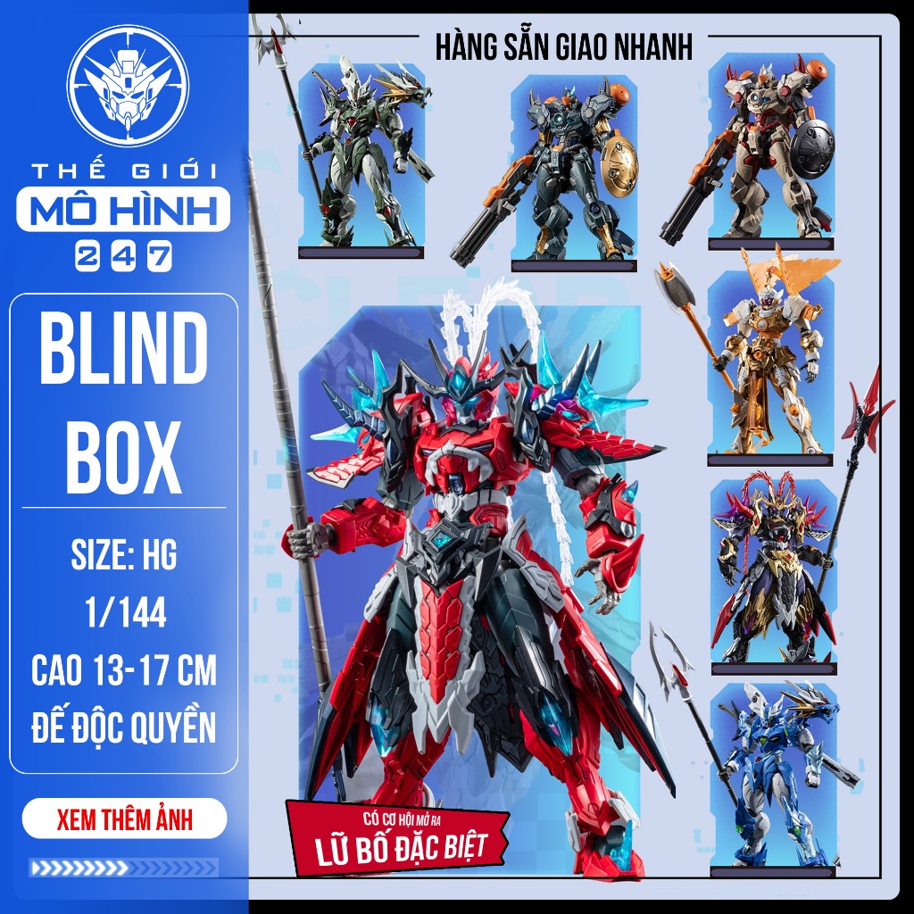 (6 BOX KHÔNG TRÙNG) Mô hình BLIND BOX MOTOR NUCLEAR 1/144 I AM GREAT ...