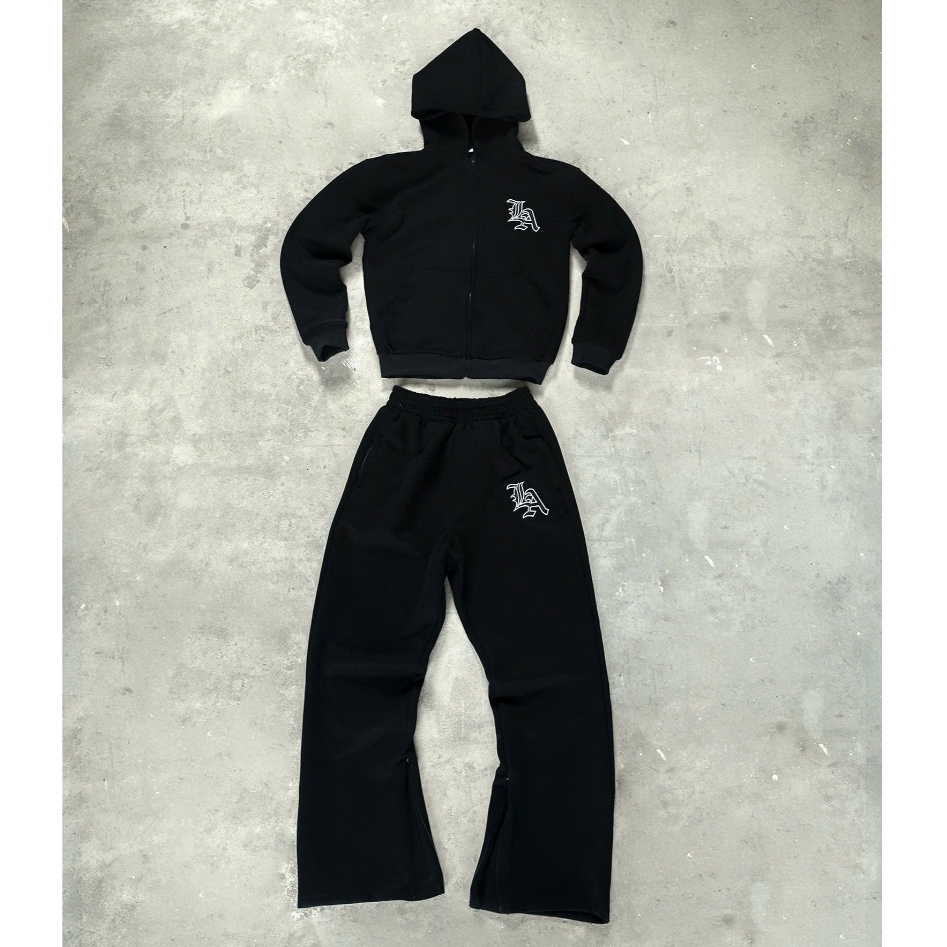 LA DRIP Zip Hoodie Set – Nỉ 2 Da 340GSM | Shopee Việt Nam