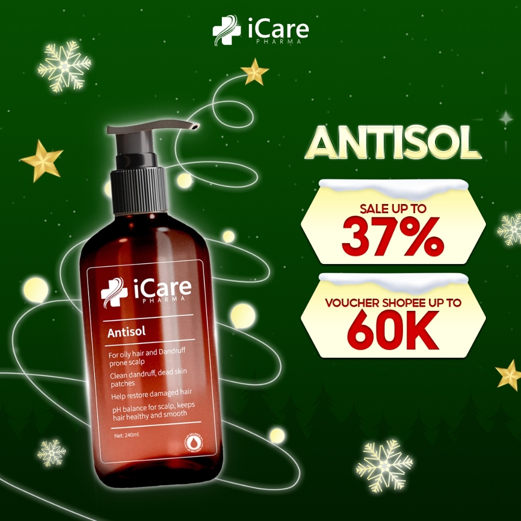 Dầu Gội Antisol iCare Pharma Dược Liệu Ph 6.5 Làm Sạch Gàu, Giảm Ngứa ...