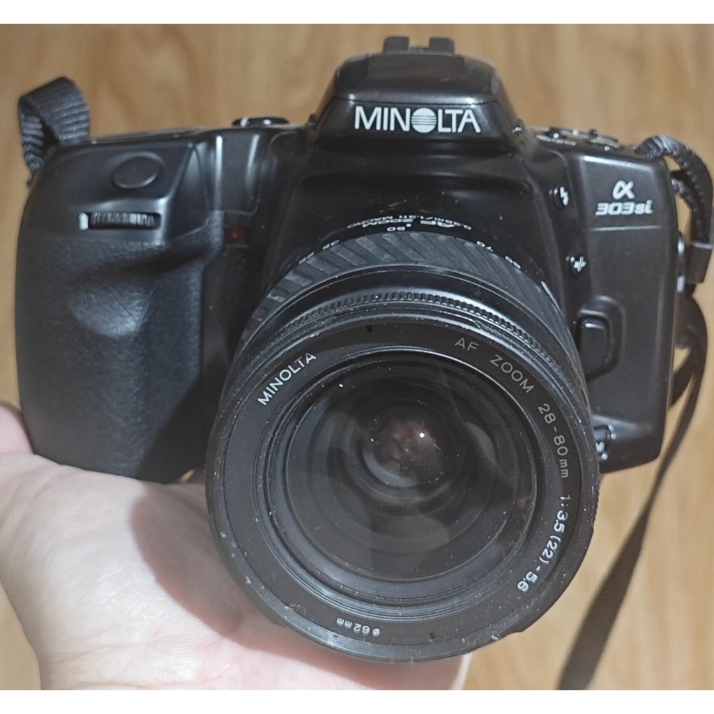 Máy ảnh chụp Film Minolta 303Si kèm lens 28-80mm | Shopee Việt Nam