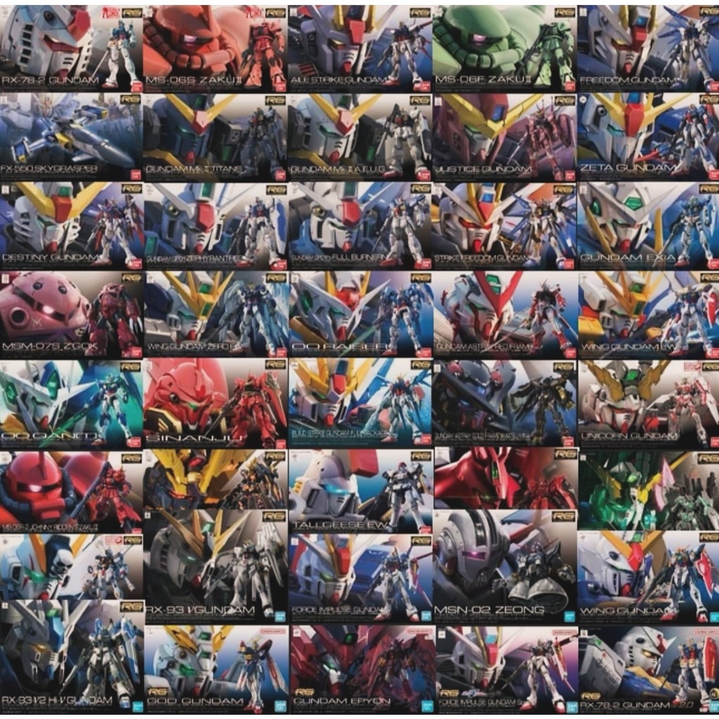 Mô Hình Gundam RG 2nd Các Loại (Vui lòng đọc kỹ trước khi mua) | Shopee ...