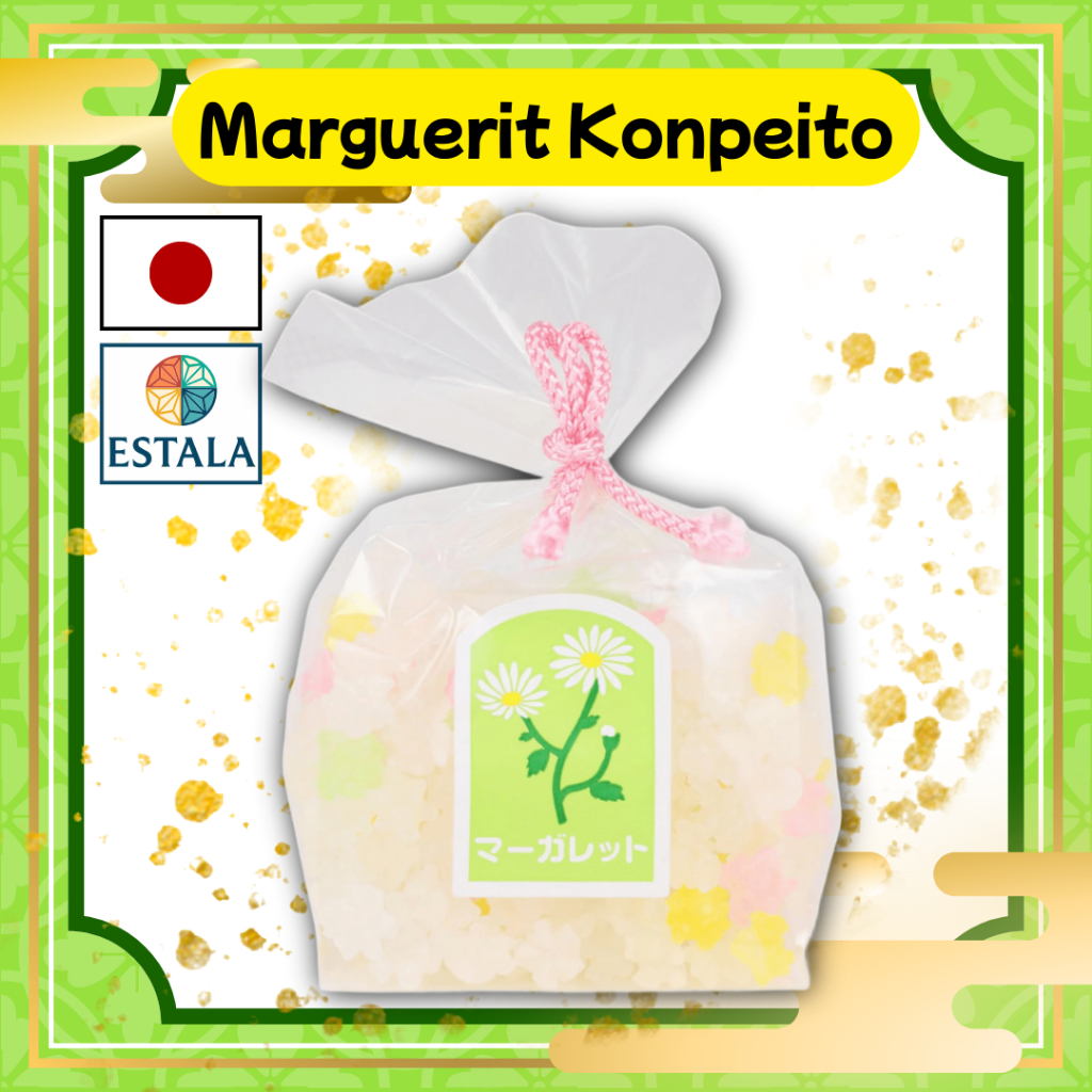 Estala Konpeito Japanese Traditional Sugar Confections Flower Shapes ...
