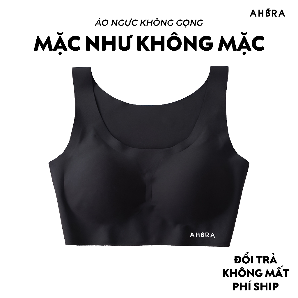 Áo Ngực Đúc Su Không Gọng Cao Cấp AHBRA SA01 Dáng Bra Thể Thao Không Lộ ...