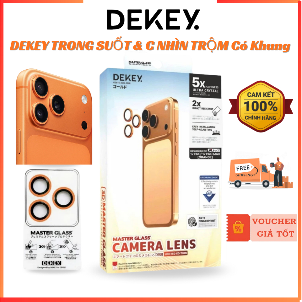 Lens Dekey Nhật Bản Bảo Vệ Camera Chống Trầy Xước & Va Đập Chính Hãng ...
