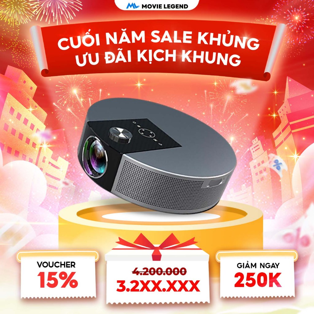 [ CHÍNH HÃNG ] Máy Chiếu Q10 Mini Full HD - Máy Chiếu Movie Legend - Hỗ ...