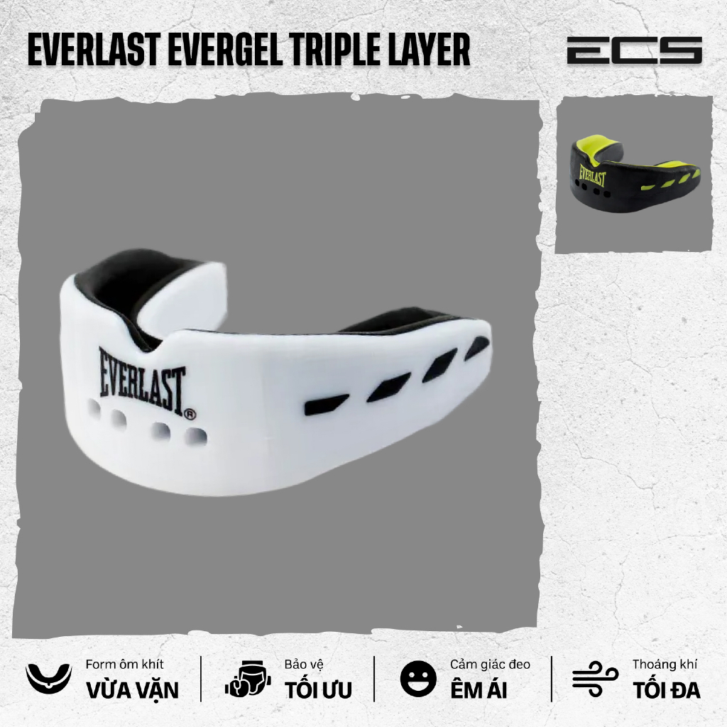 Bảo Vệ Hàm Everlast Evergel – Bịt Răng Boxing nhiều Lớp Cho Sparring ...
